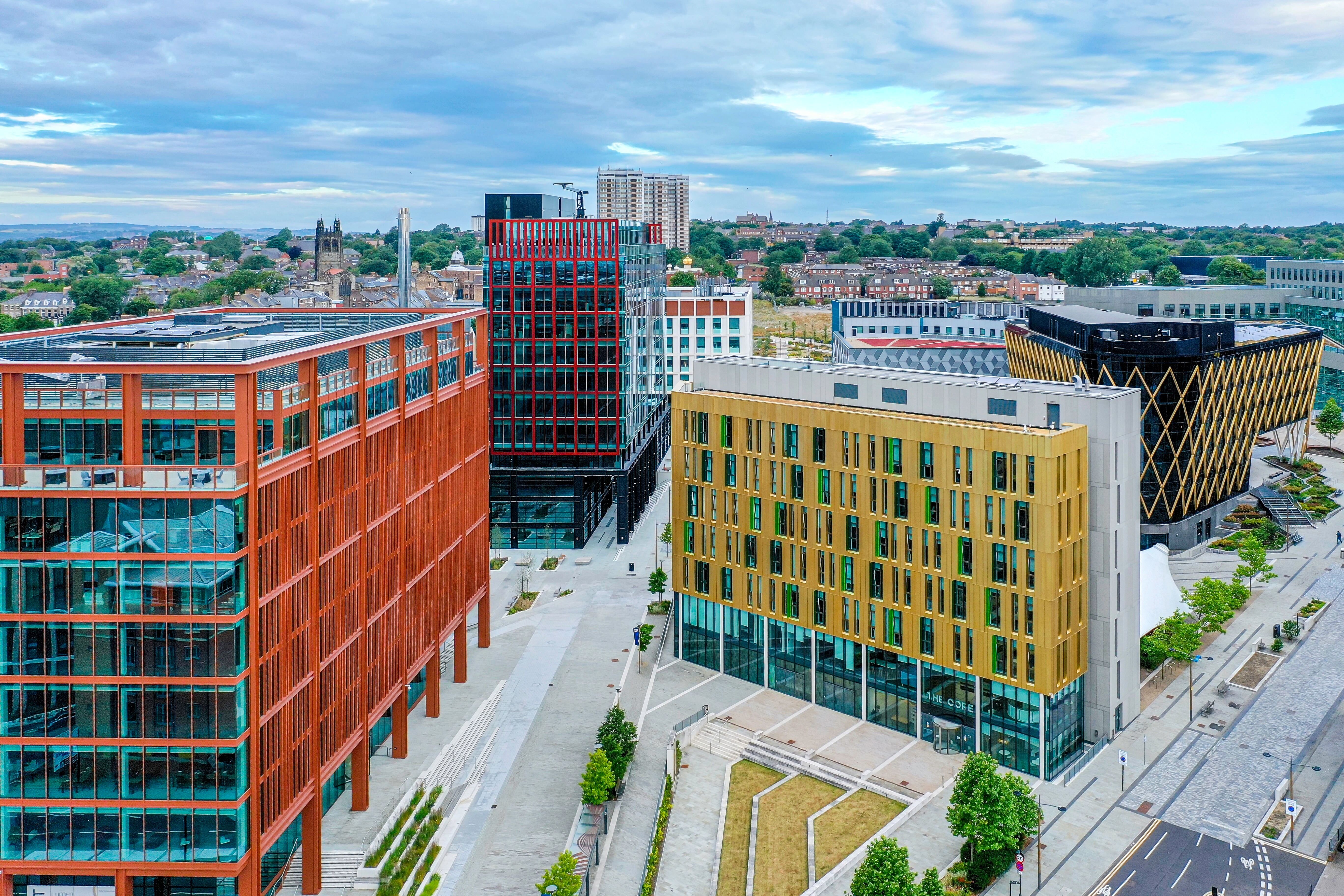 How do businesses work with universities?